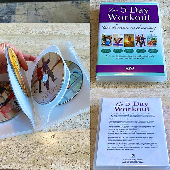Hinkler | Media | The 5day Workout Series Dvd Set Of Five Never Used ...